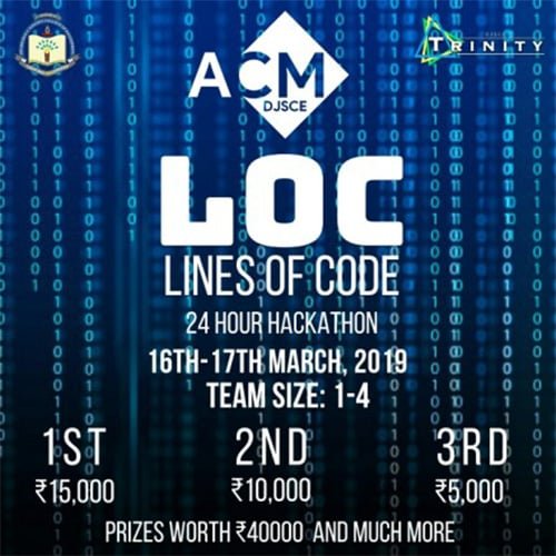 Lines Of Code A 24 Hrs Hackathon D J Sanghvi College Mumbai